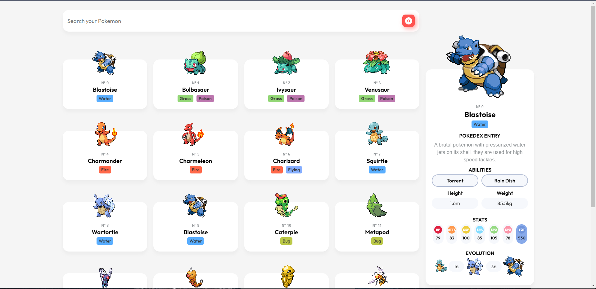 GitHub - sydneeeyland/vite-ts-pokedex: Pokedex