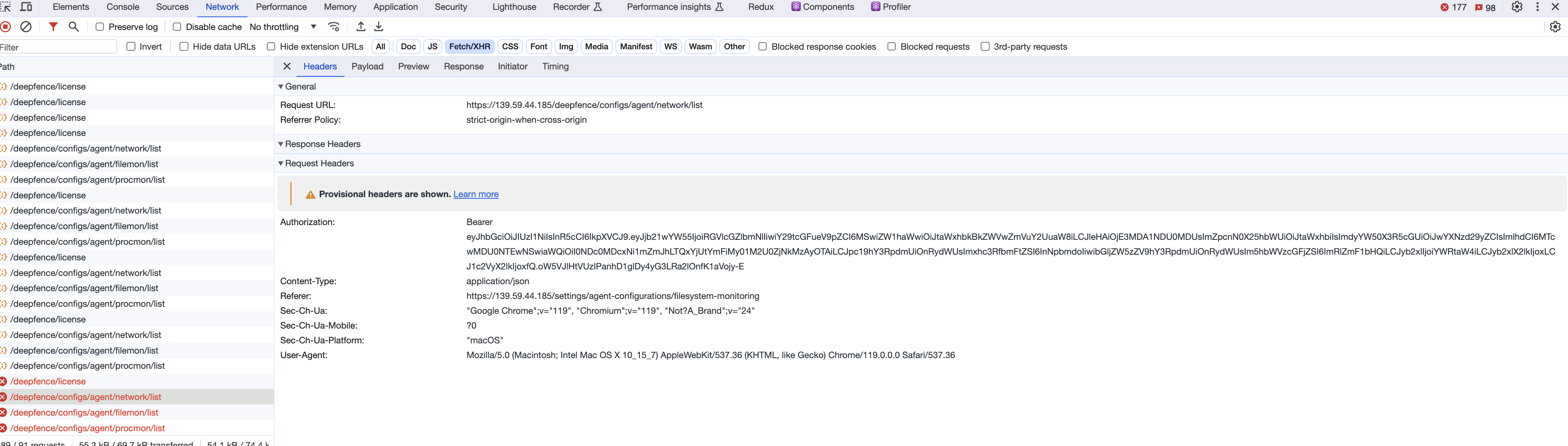 Ui Page Shows Error · Issue 1749 · Deepfencethreatmapper · Github 6071