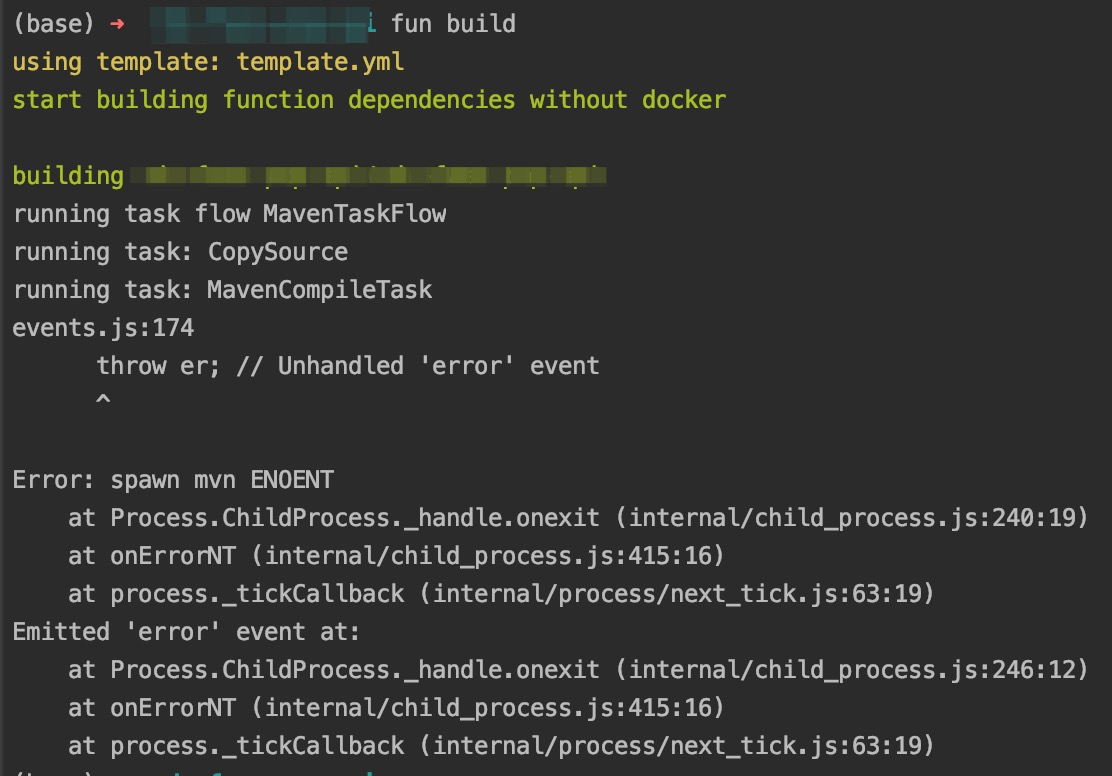 fun init生成的Java模板项目构建报错 · Issue #470 · alibaba/funcraft · GitHub