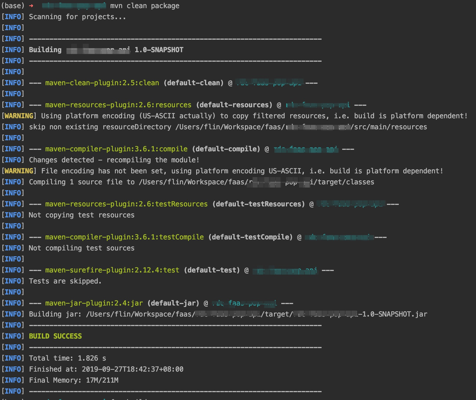 fun init生成的Java模板项目构建报错 · Issue #470 · alibaba/funcraft · GitHub