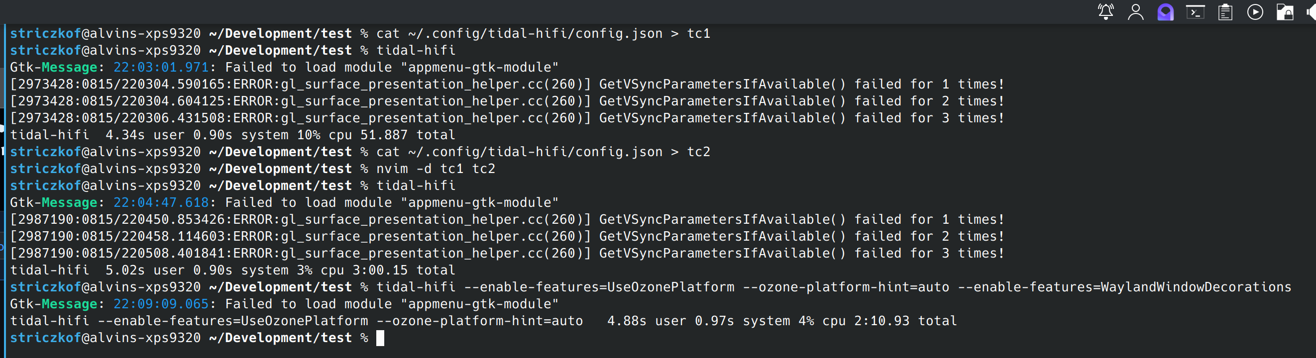 Wayland support cannot be enabled through settings · Issue #273 · Mastermindzh/tidal-hifi · GitHub
