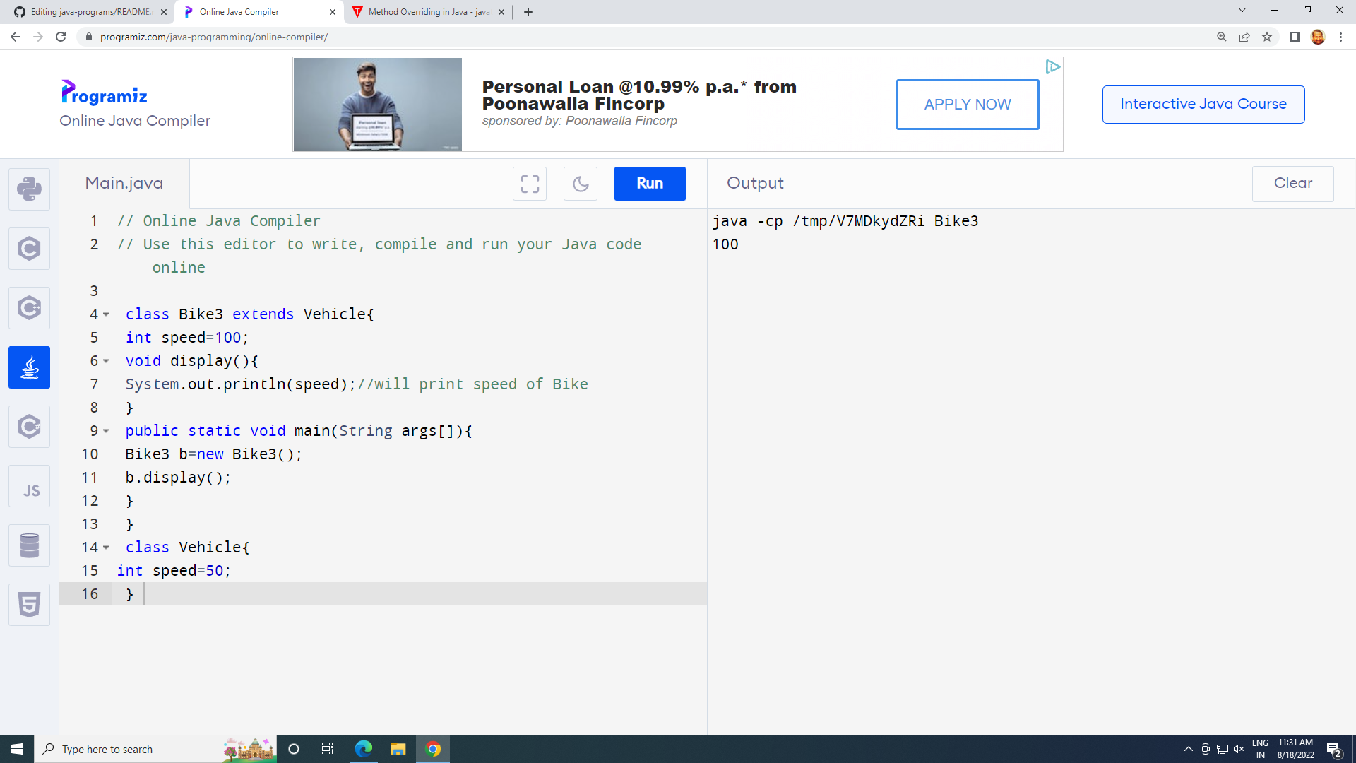 GitHub - sselva11/java-programs: snapshots for program output