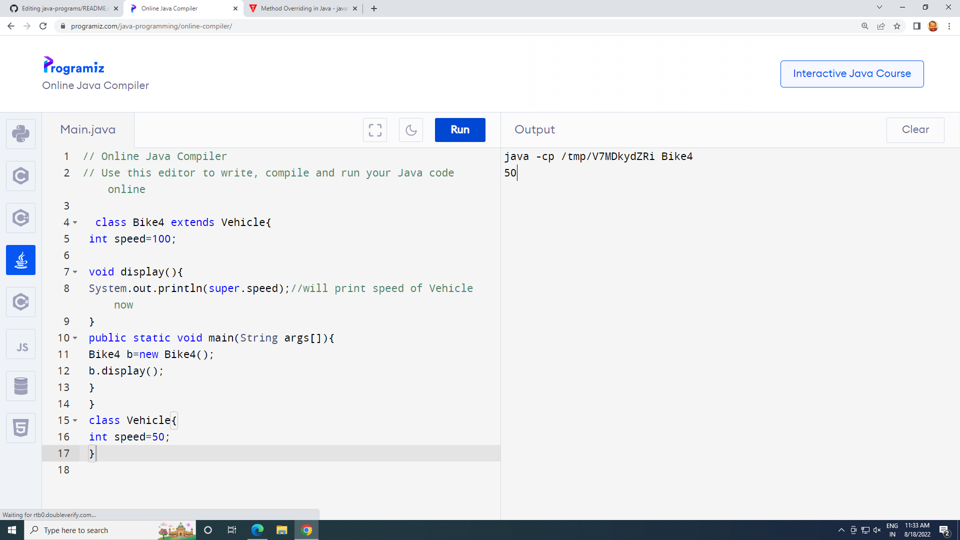 GitHub - sselva11/java-programs: snapshots for program output