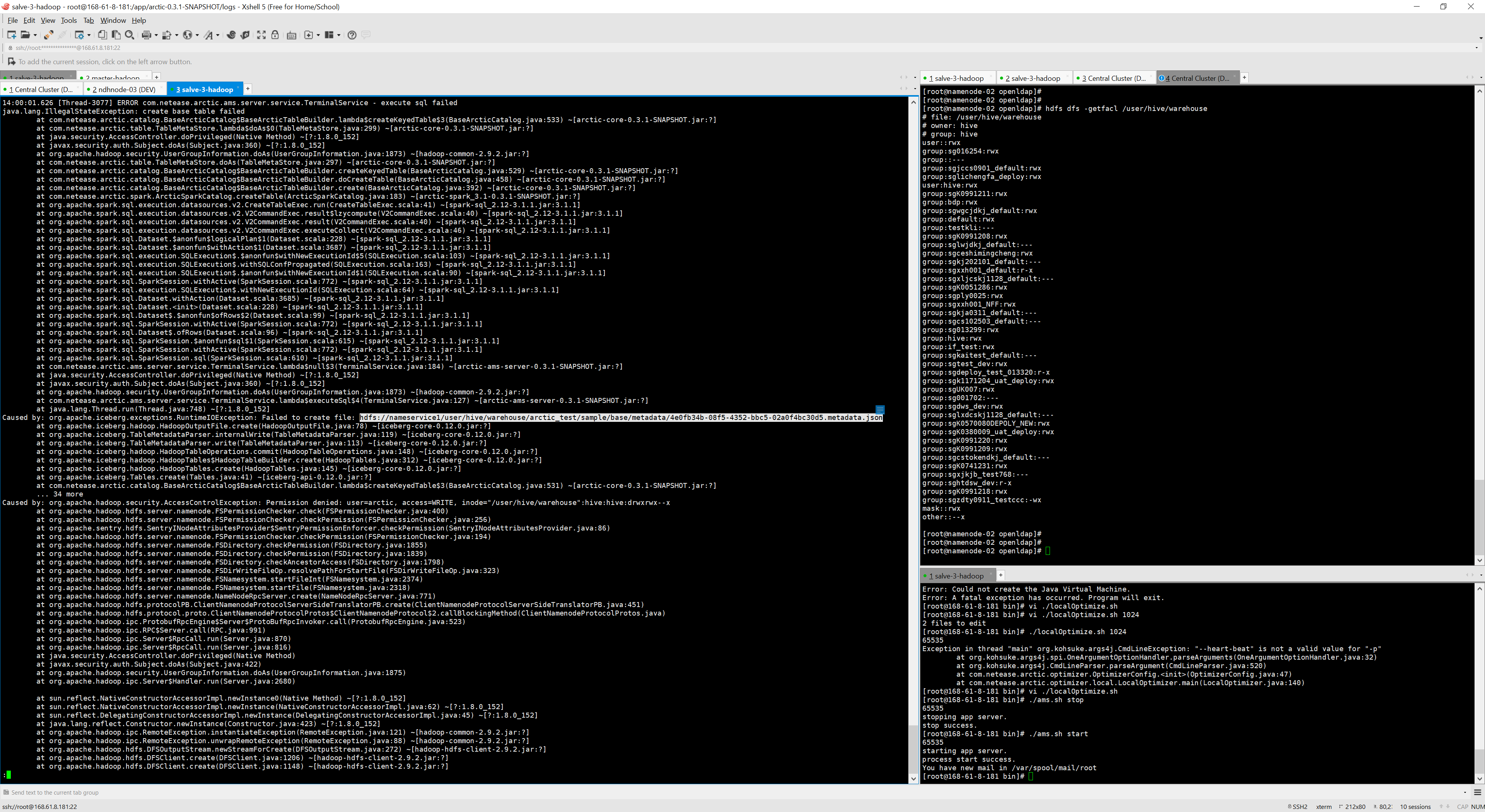 [IMPROVMENT] AMS does not support to create table under the Sentry managed dir · Issue #212 ...