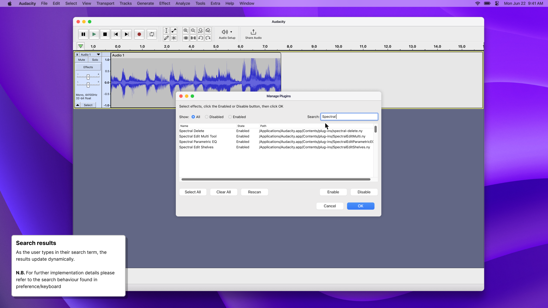 Add search option in Plugin Manager · Issue #3865 · audacity/audacity ...