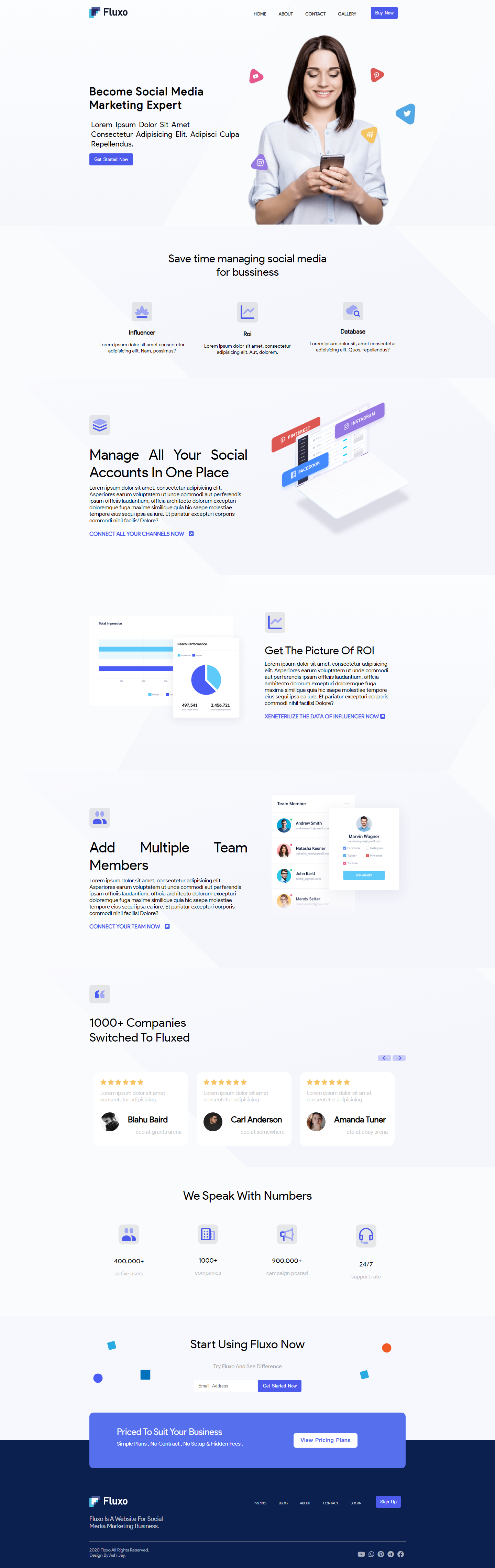 GitHub - ashkanjaycob/Fluxo_Web_Template: This is a Pure Html 5 & Css 3 ...