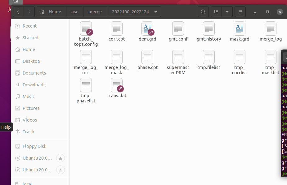 [Help]: i wanna check coordinate of my AI, but phase.filt.grd is not ...