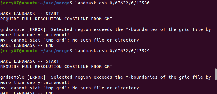 [Help]: my ymax of landmask always not fit，but i really input ymax from grd file · Issue #428 ...