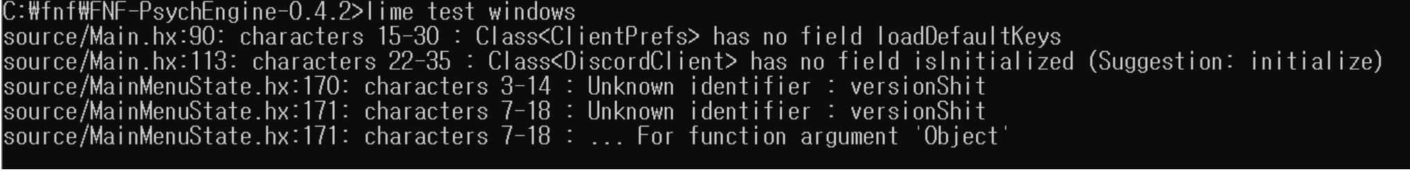 Help · Issue 11836 · Shadowmariofnf Psychengine · Github