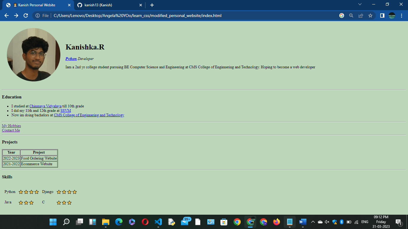 Learn Css Lesson 1 Inline Css Md At Main · Kanish13 Learn Css · Github