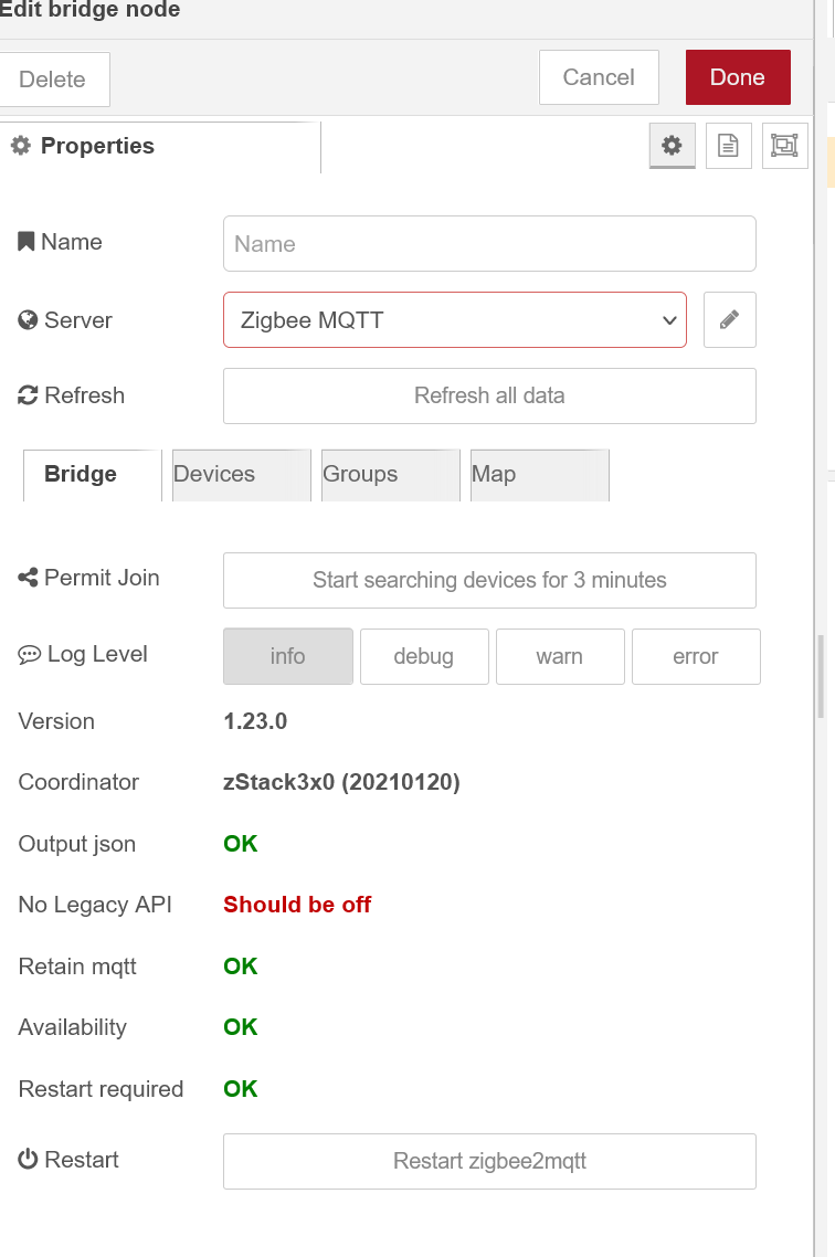 Configuration error · Issue #74 · andreypopov/node-red-contrib-zigbee2mqtt · GitHub