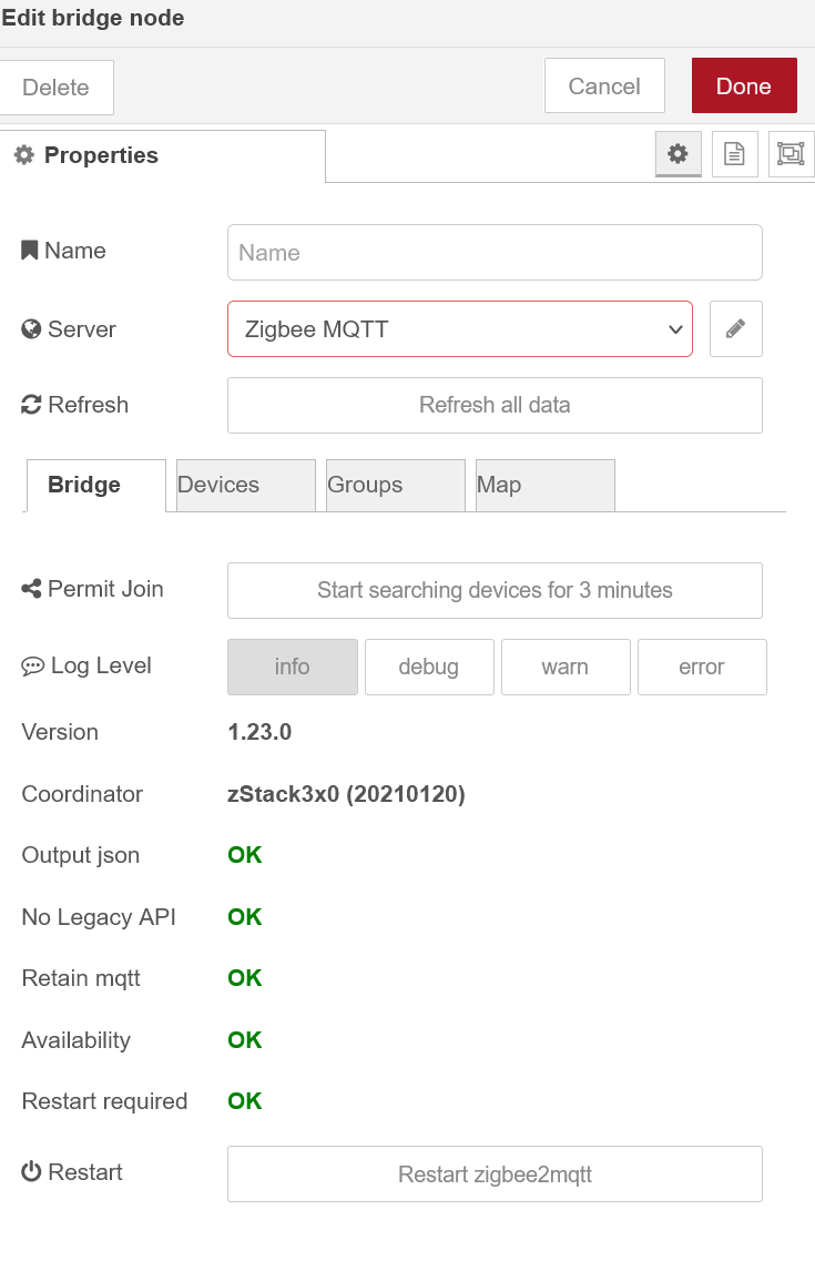 Configuration error · Issue #74 · andreypopov/node-red-contrib-zigbee2mqtt · GitHub