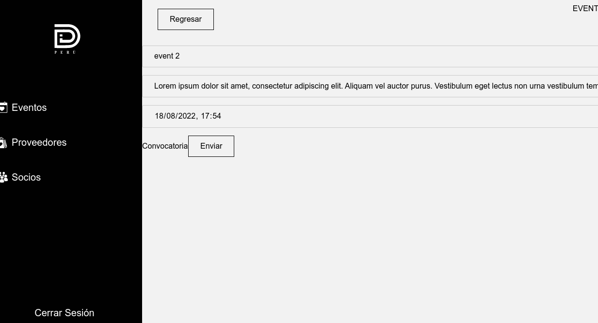 MOSTRAR LAS OPCIONES EN LA VISTA DE EVENTOS. · Issue #122 · Azordev/did-admin-panel · GitHub