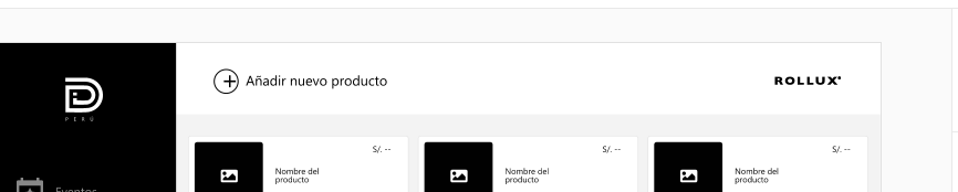 ESTA VISTA TENDRÁ LA OPCIÓN AÑADIR PRODUCTO / THIS VIEW WILL HAVE THE OPTION TO ADD PRODUCT ...