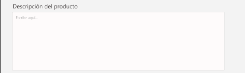 CREAR UN ESPACIO AMPLIO PARA LA DESCRIPCIÓN DEL PRODUCTO./ CREATE A WIDE SPACE FOR THE PRODUCT ...