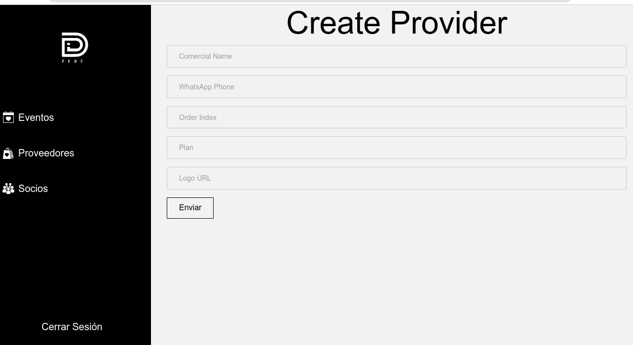 (BUG) HACER FUNCIONAR LA OPCION NUEVO PROVEEDOR / to run the new supplier option · Issue #139 ...
