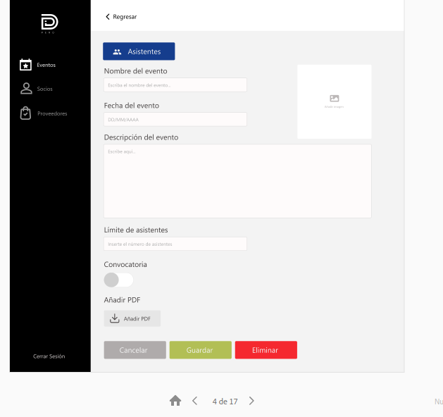 CREAR VISTA FORMULARIO DE NUEVO EVENTO · Issue #172 · Azordev/did-admin-panel · GitHub