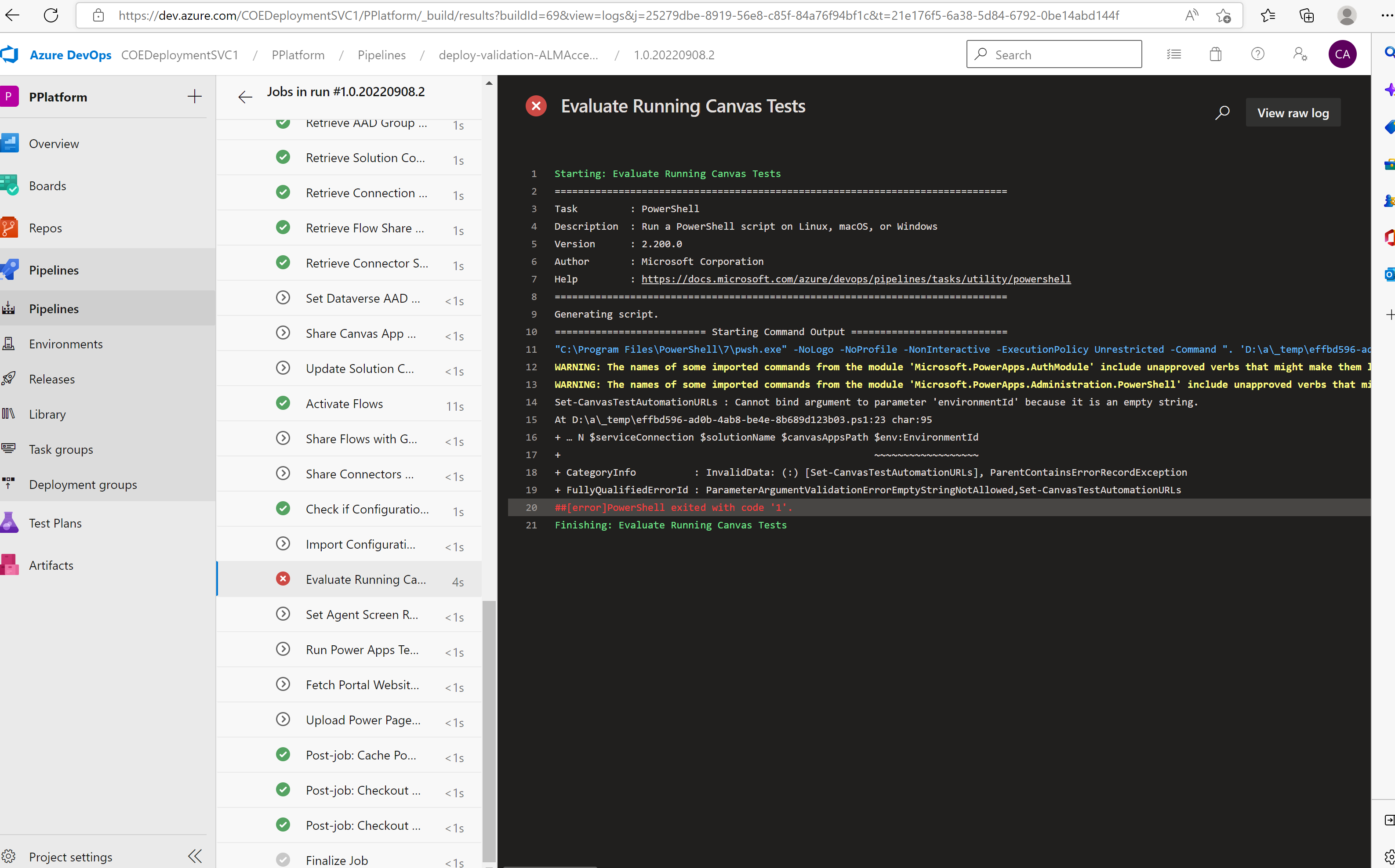 Alm Accelerator Bug September Release Failing On Deploy · Issue 3640 · Microsoftcoe 