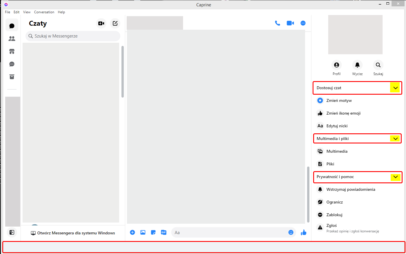 Chat Window · Issue #2040 · sindresorhus/caprine · GitHub