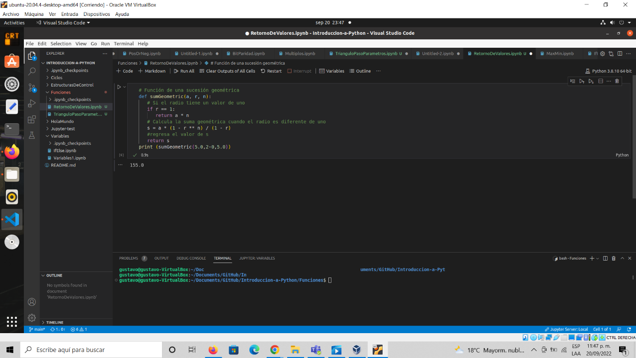 GitHub - Gustavo-MA/Introduccion-a-Python: Este repositorio tiene los programas de introduccion ...