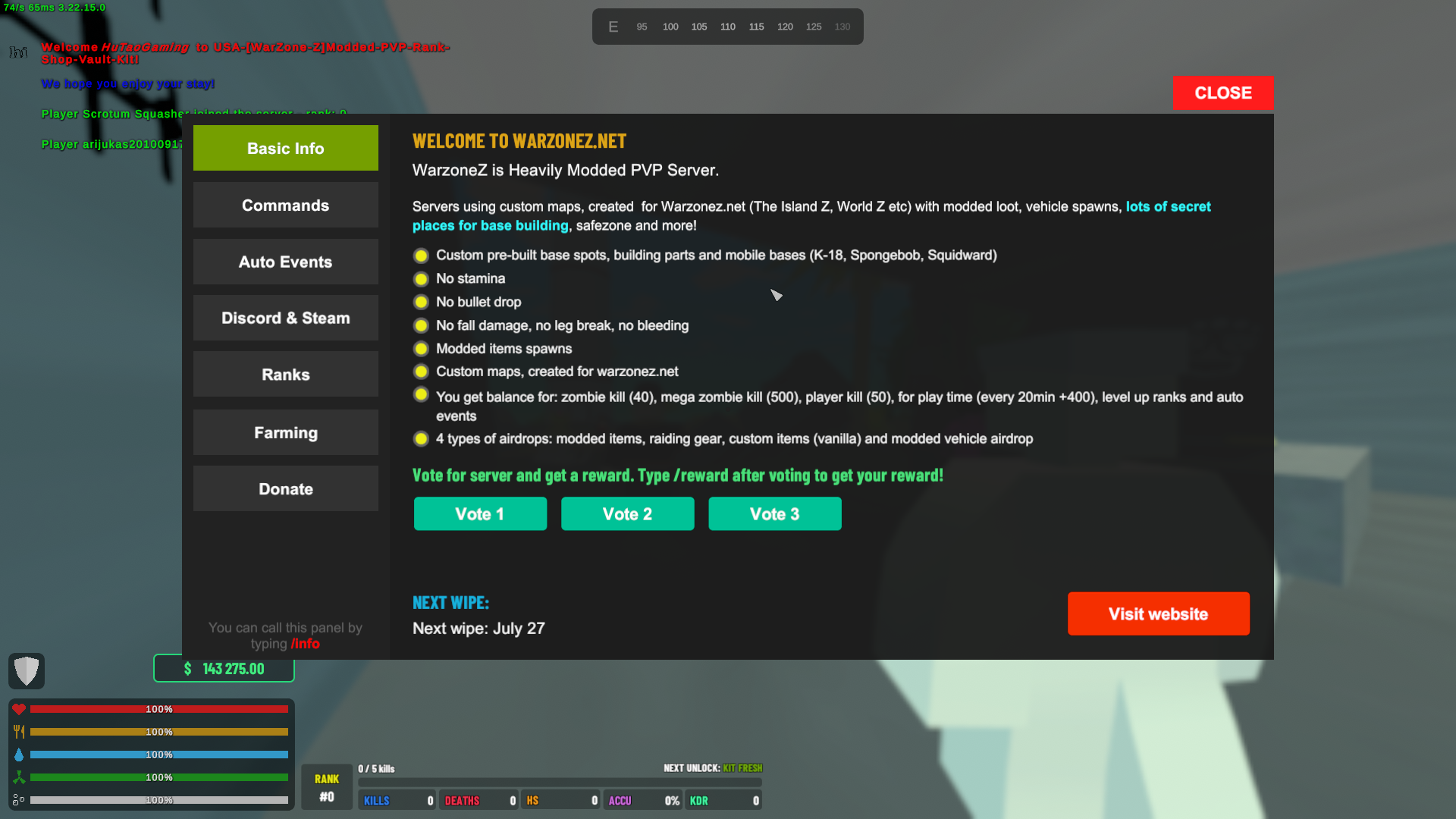 Join UI Welcome Screen/Info Board · Issue #105 · UncreatedStaff ...