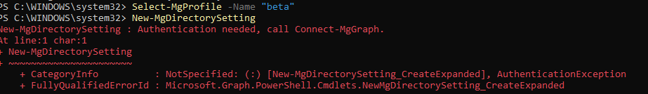 Aadgroupssettings Generalgroupsettings Reports Error · Issue 2848