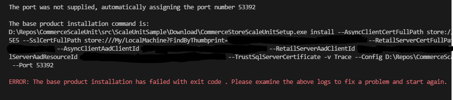 Tasks Error when using installer · Issue #121 · microsoft/Dynamics365Commerce.Solutions · GitHub