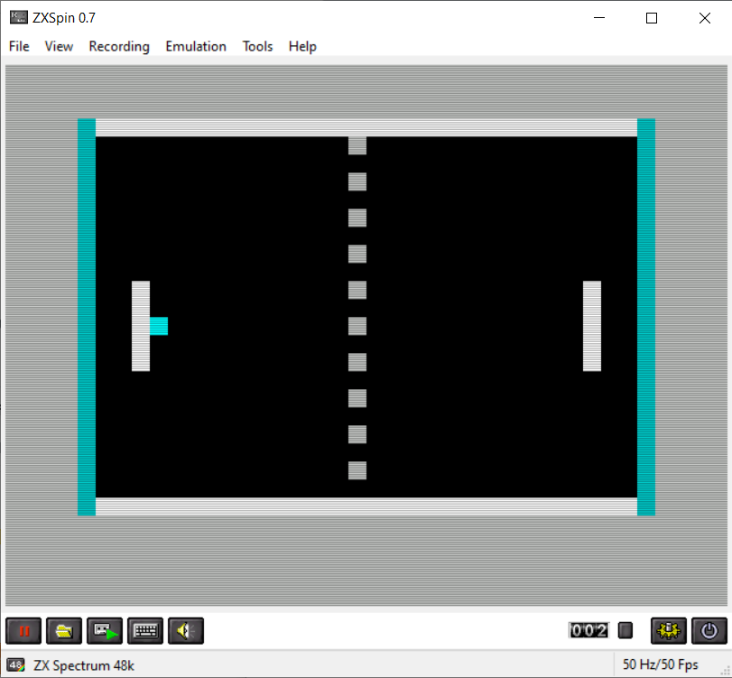 GitHub - doedarnma/zx-spectrum-pong: My recreation, design included, of a popular 8-bit game ...