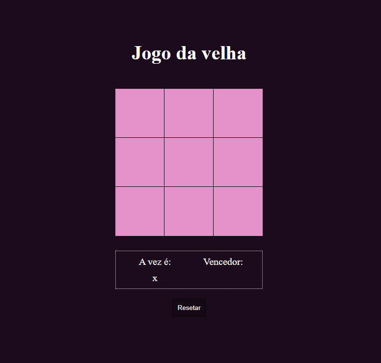 GitHub - JuniorBeckerr/jogo-da-velha