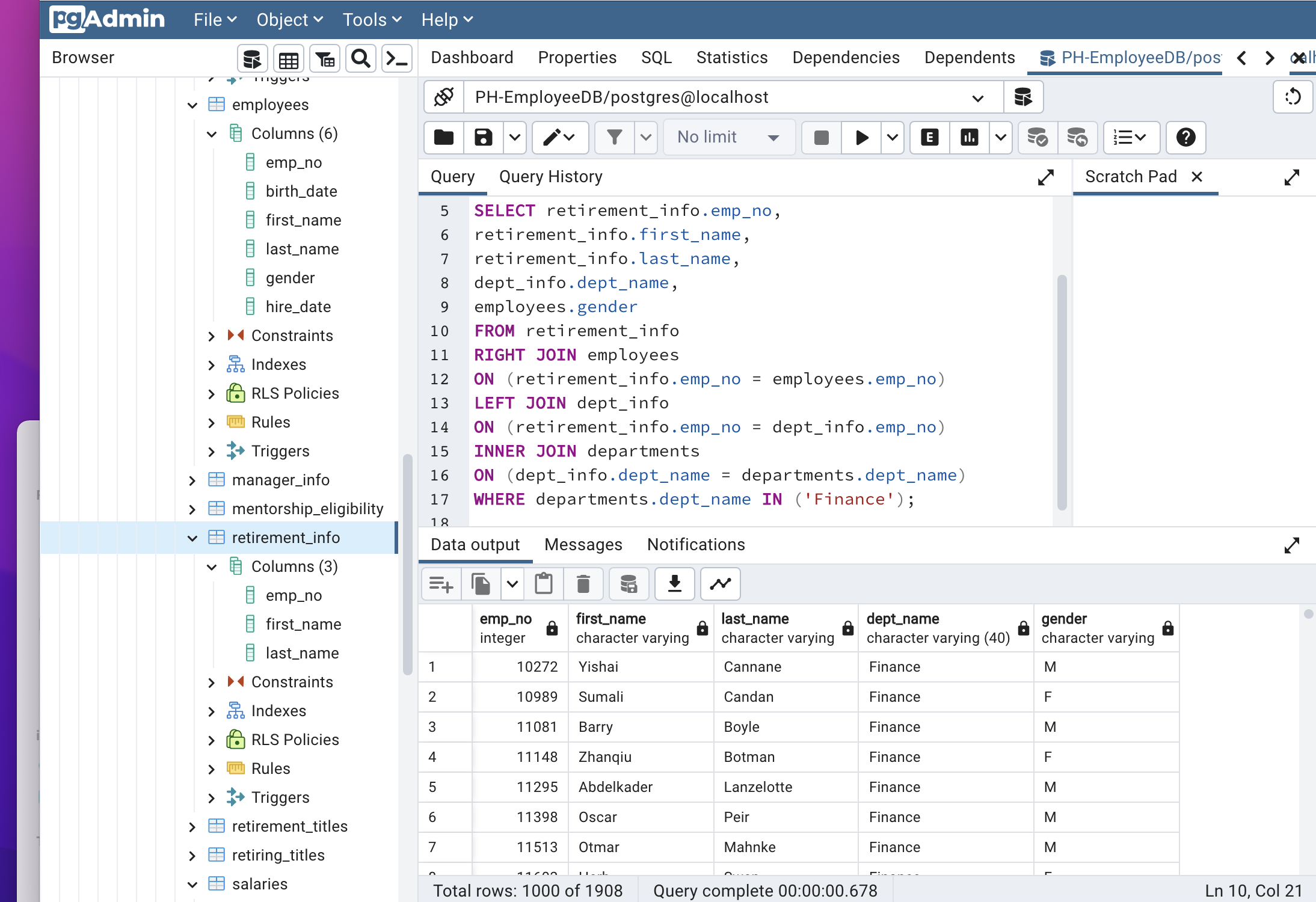 GitHub - MangatH/Pewlett-Hackard-Analysis: Build an employee database with SQL by applying data ...