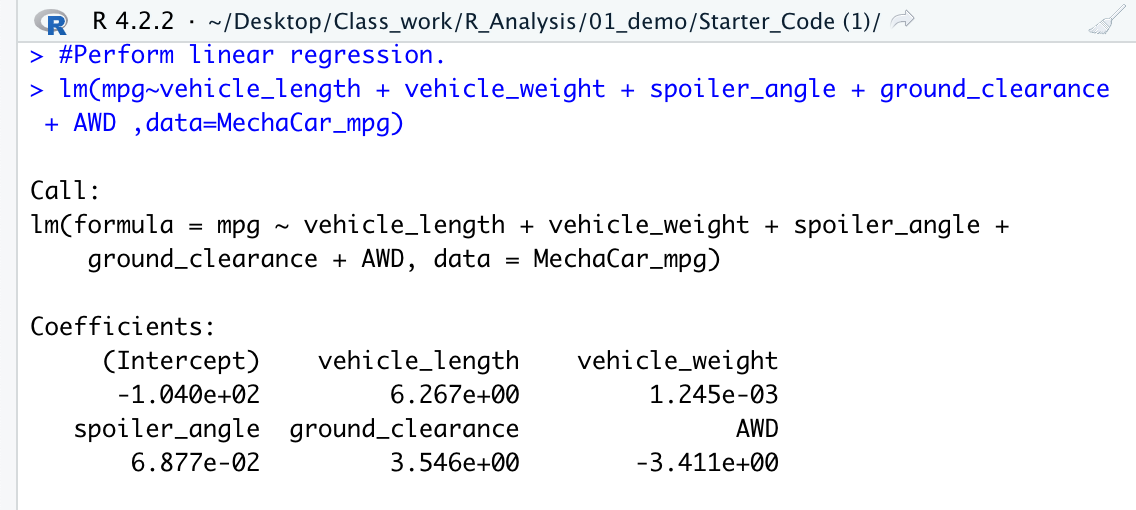 GitHub - MangatH/MechaCar_Statistical_Analysis: To review production data and perform ...