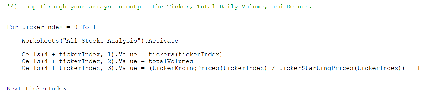 GitHub - Isabel-gt/stock-analysis: Excel and VBA Application