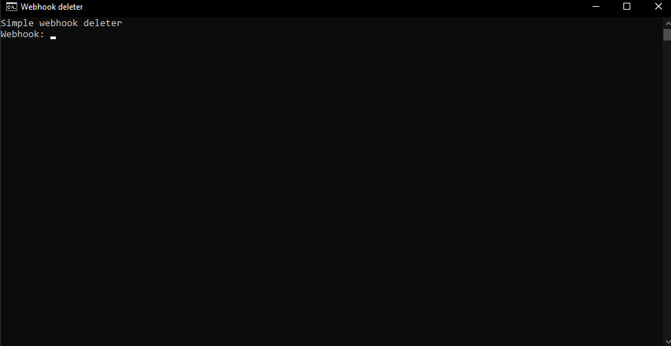 Github - Synx11 Simple-webhook-deleter: Deletes Discord Webhooks ( Url