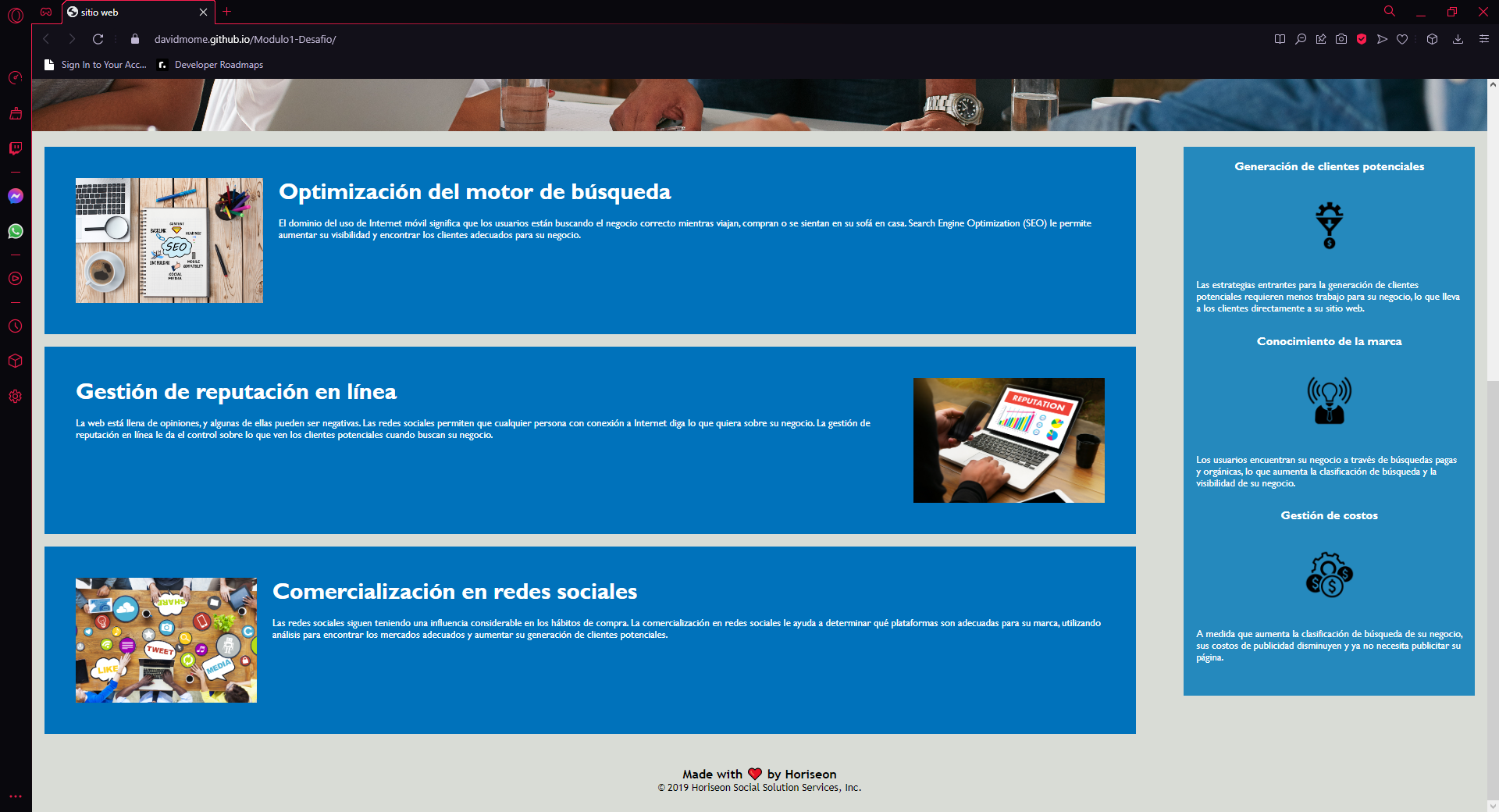 GitHub - Davidmome/Modulo1-Desafio: Tarea del Modulo 1
