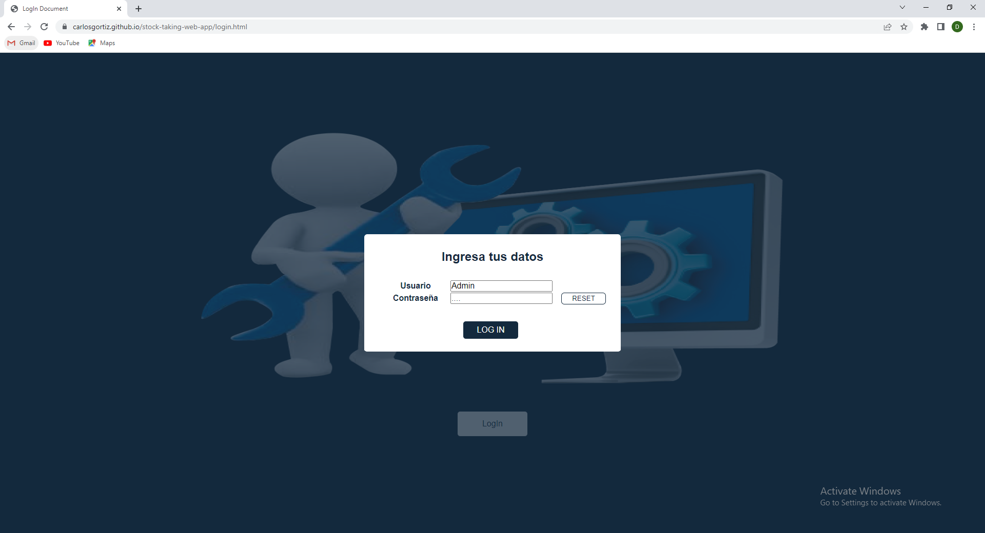 GitHub - carlosgortiz/stock-taking-web-app