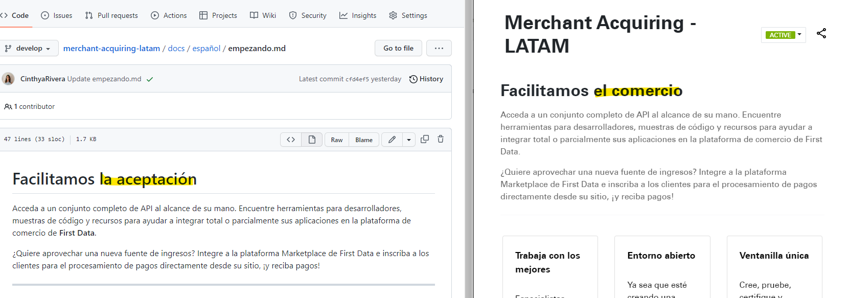 Changes not published · Issue #276 · Fiserv/Support · GitHub