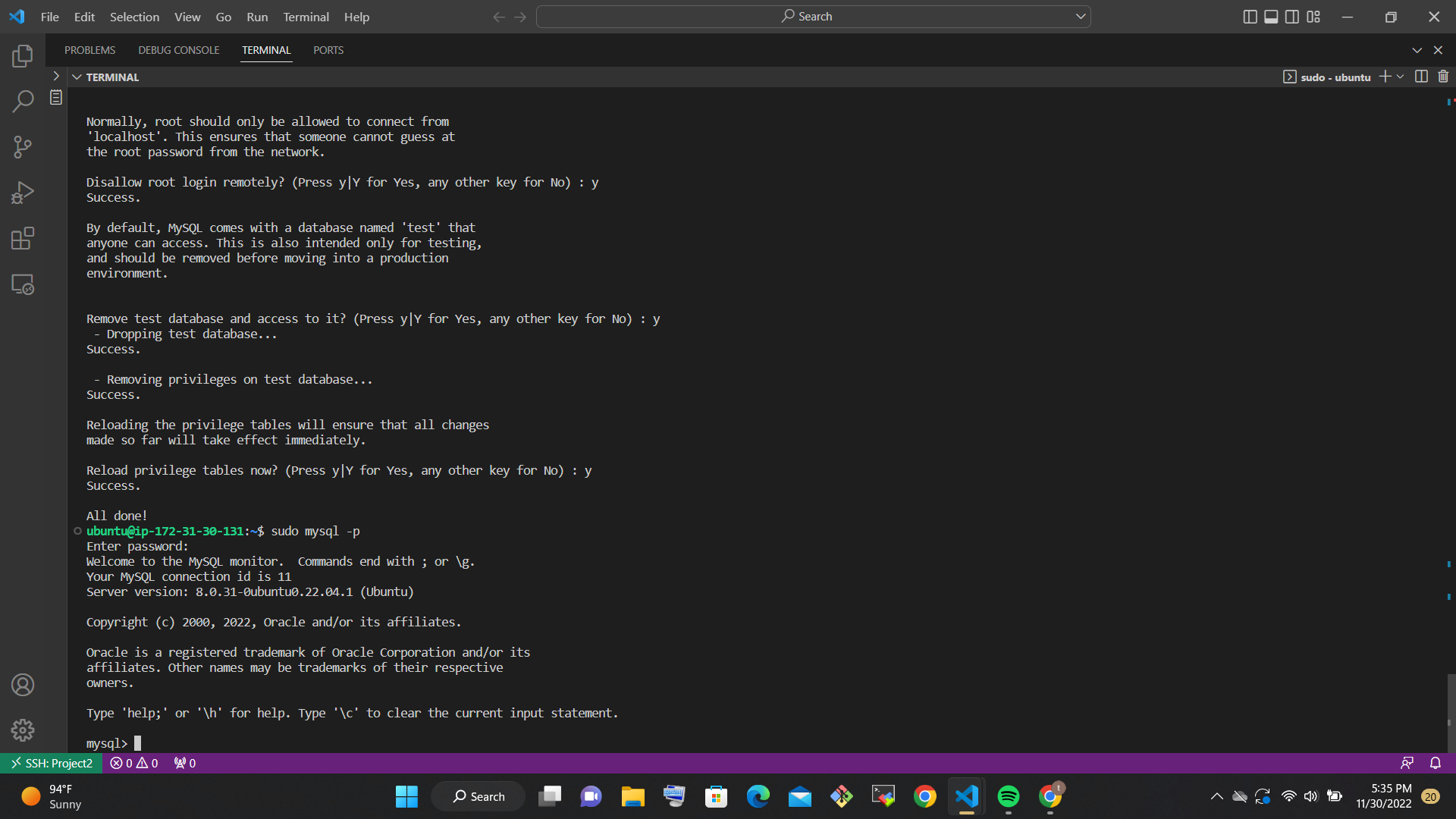 GitHub - tobisreal/projec2: LEMP stack