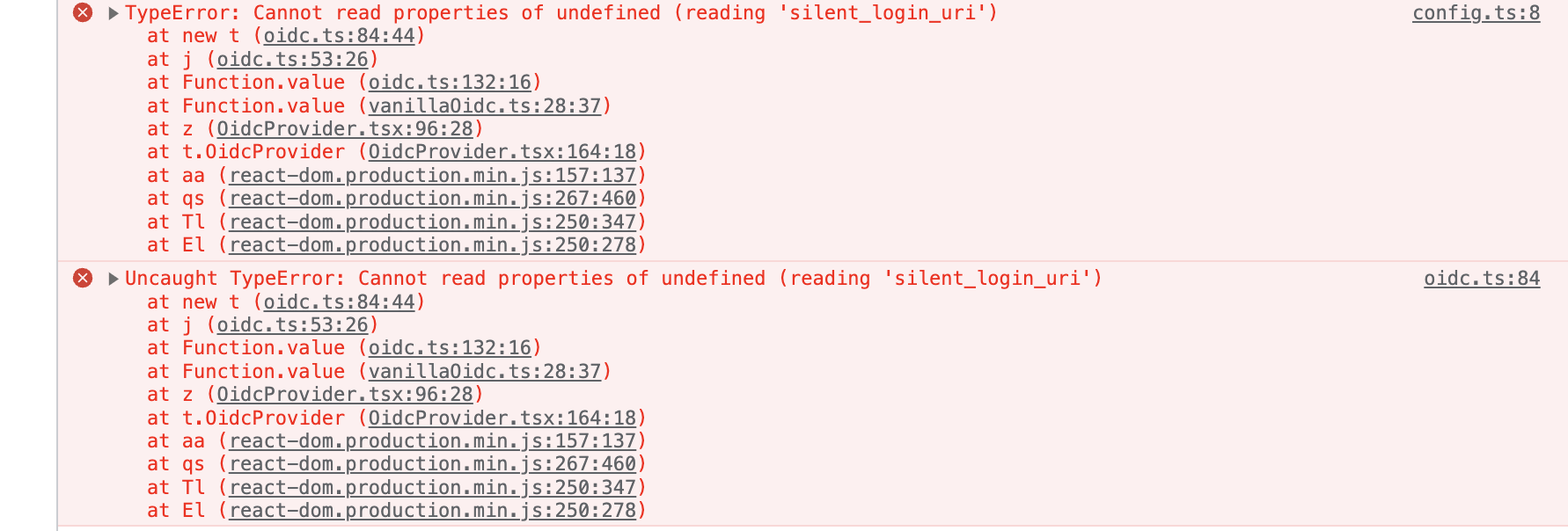 Cannot read properties of undefined (reading 'silent_login_uri') · Issue #1044 · AxaFrance/oidc ...
