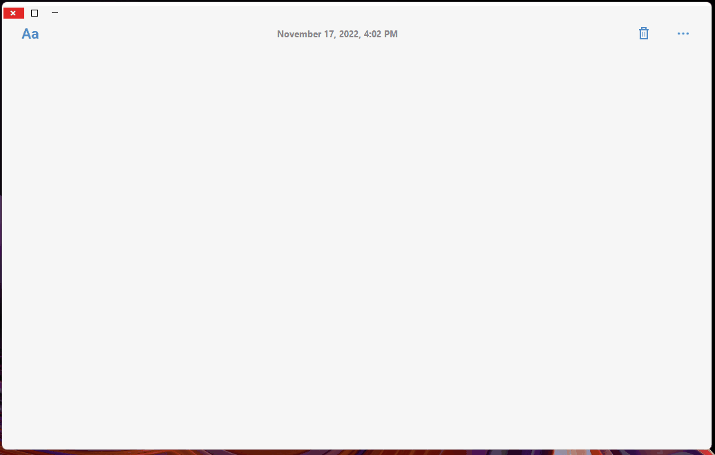 Text cursor pops back to the top of the note when heading out of frame ...