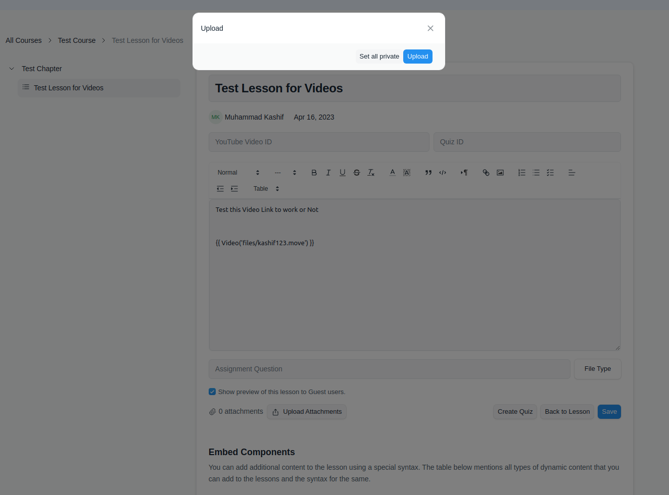 unable to upload attachments from lms website portal · Issue #501 ...