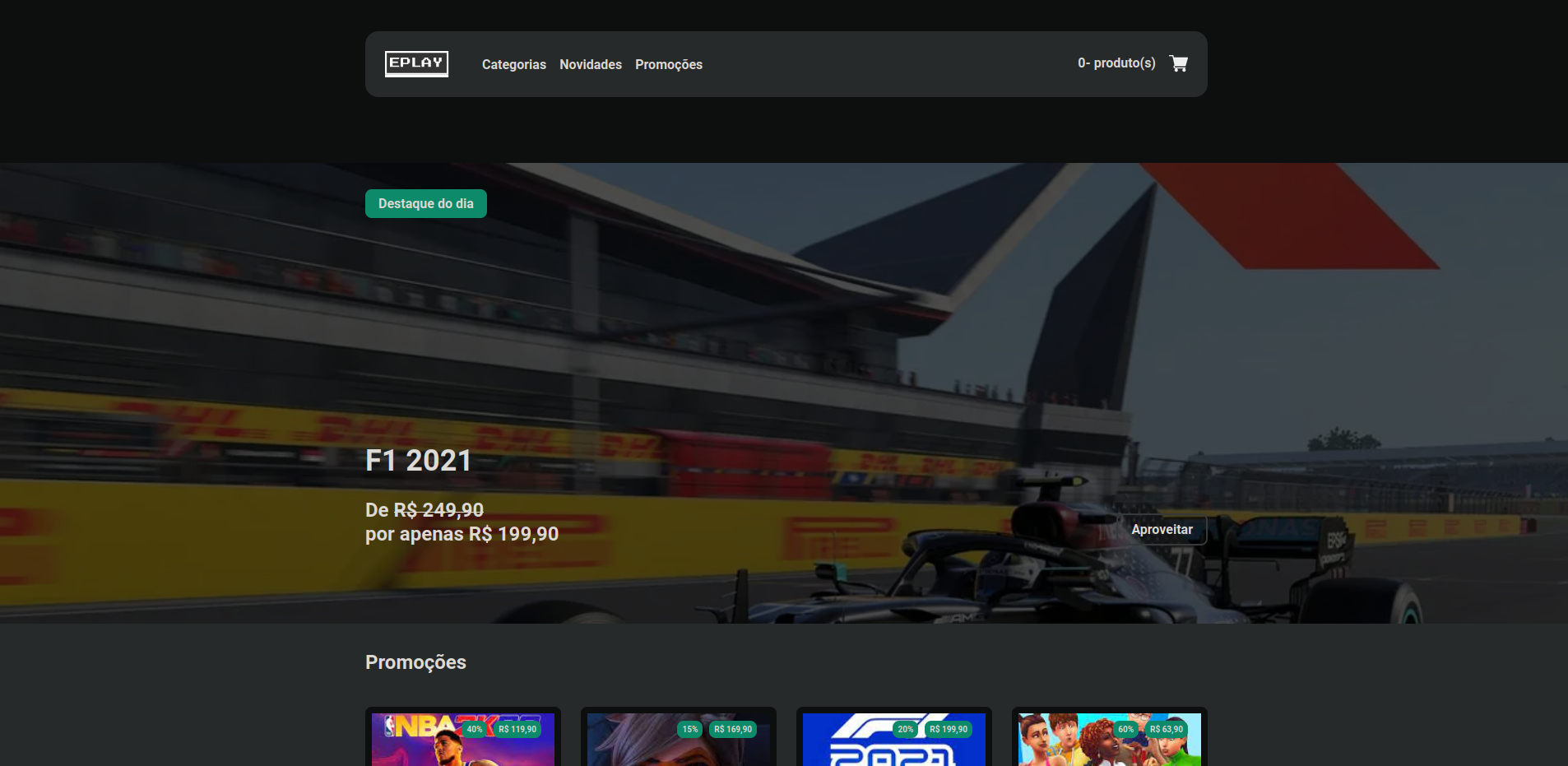 GitHub - devjoselima/eplay: E-commerce de uma loja de games desenvolvido com ts e react