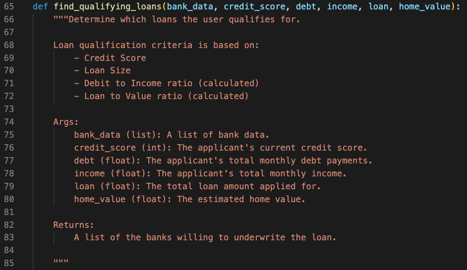 GitHub - AlexanderValenzuela/Loan_Qualifier_App: Loan qualification ...