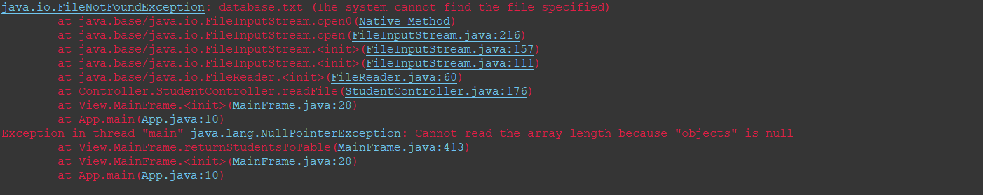 Cannot Run The Code · Issue 1 · Sagit612projectjava · Github