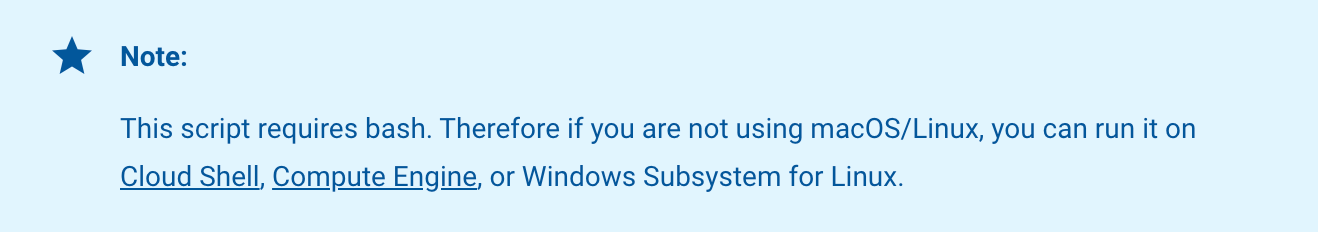 Windows-compatible gcloud_build_image script · Issue #231 · GoogleCloudPlatform/esp-v2 · GitHub