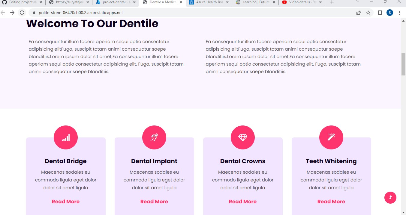 GitHub - suryatejanukala/project-dental: this website is about dental