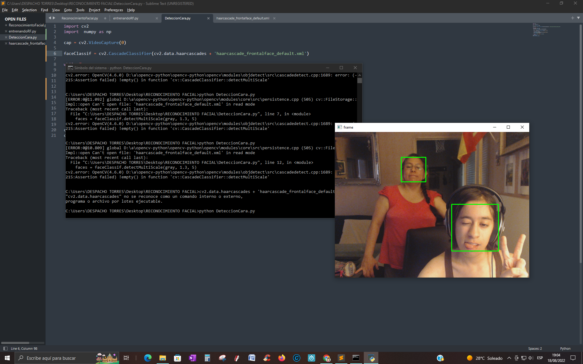GitHub - MoniGithub25/RECONOCIMIENTO-FACIAL-OPEN-CV