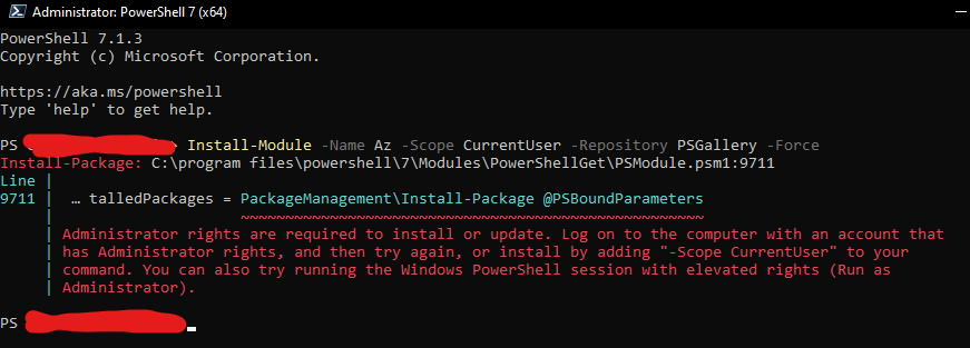 AZ Install-Module Error Message is Confusing · Issue #1760 · MicrosoftDocs/azure-docs-powershell ...