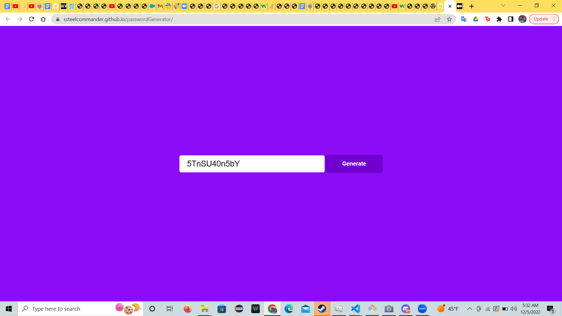 GitHub - SSteelCommander/passwordGenerator