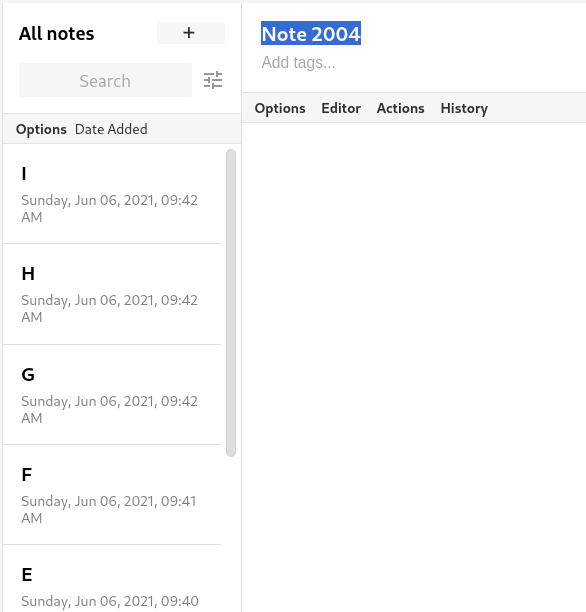 Filling out title for new note is interrupted after first keystroke ...