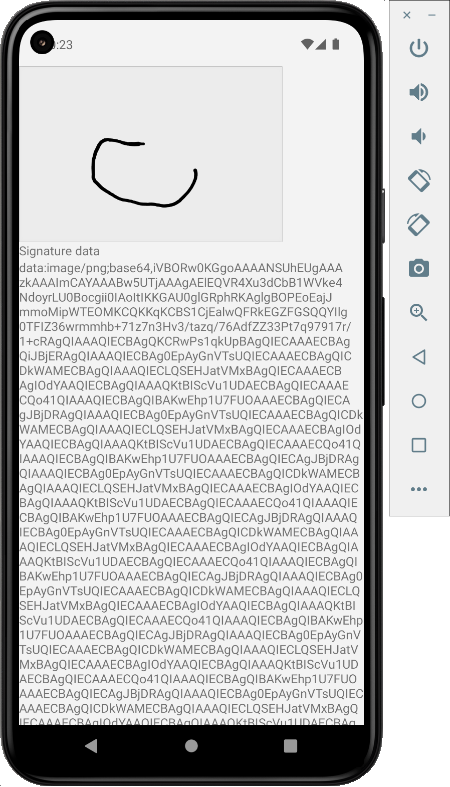 I Cannot See What I M Drawing On Android · Issue 329 · Yanyuanfe React Native Signature Canvas